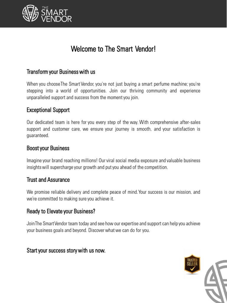 The Smart Vendor Pricing Sheet | PDF | Debit Card | Point Of Sale