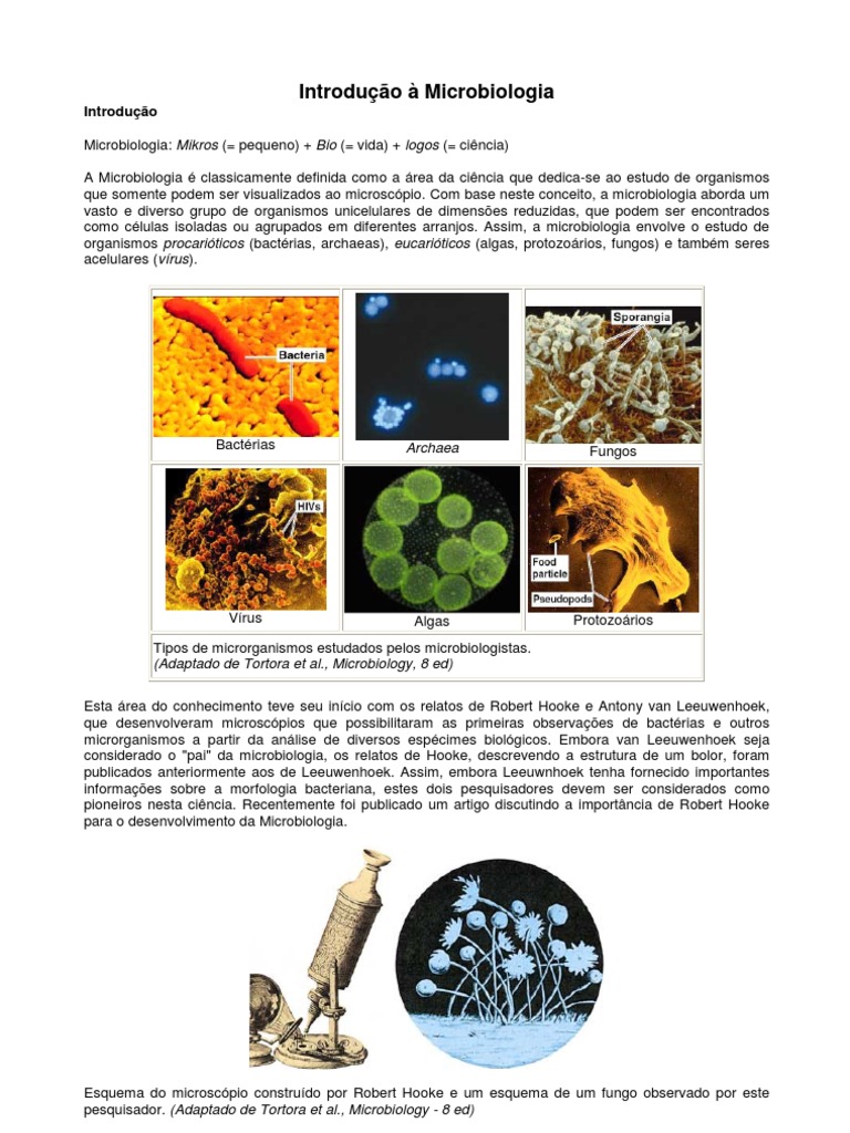 Introdução Á Microbiologia | PDF | Vírus | Archaea