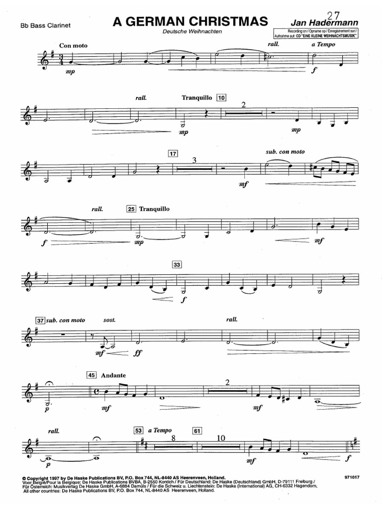 BB Bass Clarinet | PDF