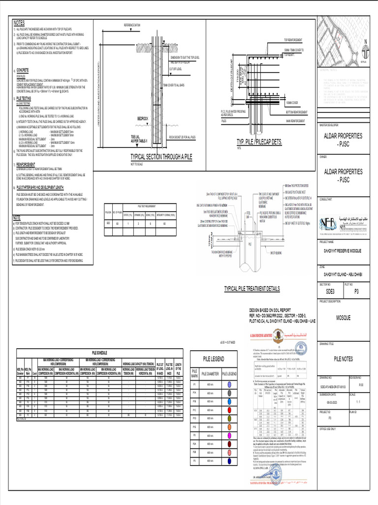 00103-PILE NOTES | PDF | Deep Foundation | Concrete 00103-PILE NOTES | PDF | Deep Foundation | Concrete