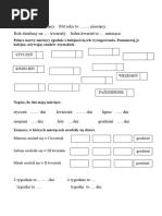 Sprawdzian Roczny | PDF