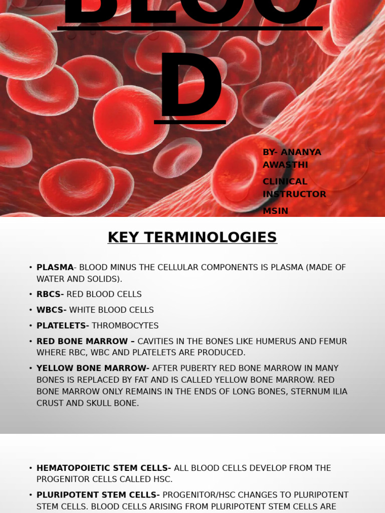 Blood | PDF | Coagulation | White Blood Cell