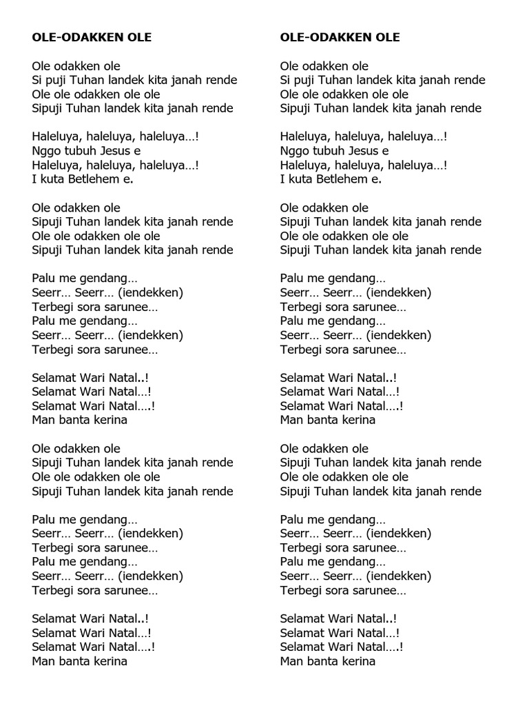 Ole-Odakken Ole Ole-Odakken Ole | PDF