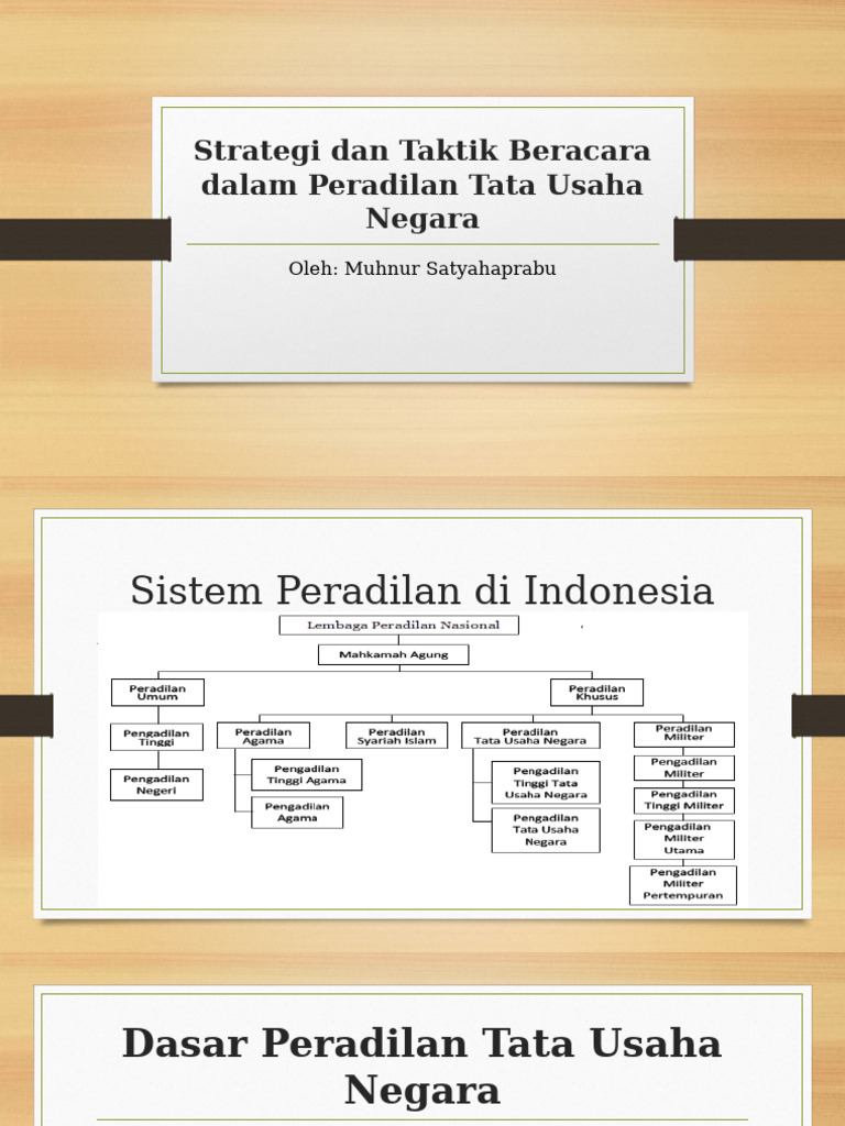 Strategi Beracara di Peradilan TUN | PDF