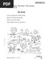 Wonders Grade 1 Unit 1 Practice | PDF | Learning | Reading (Process)