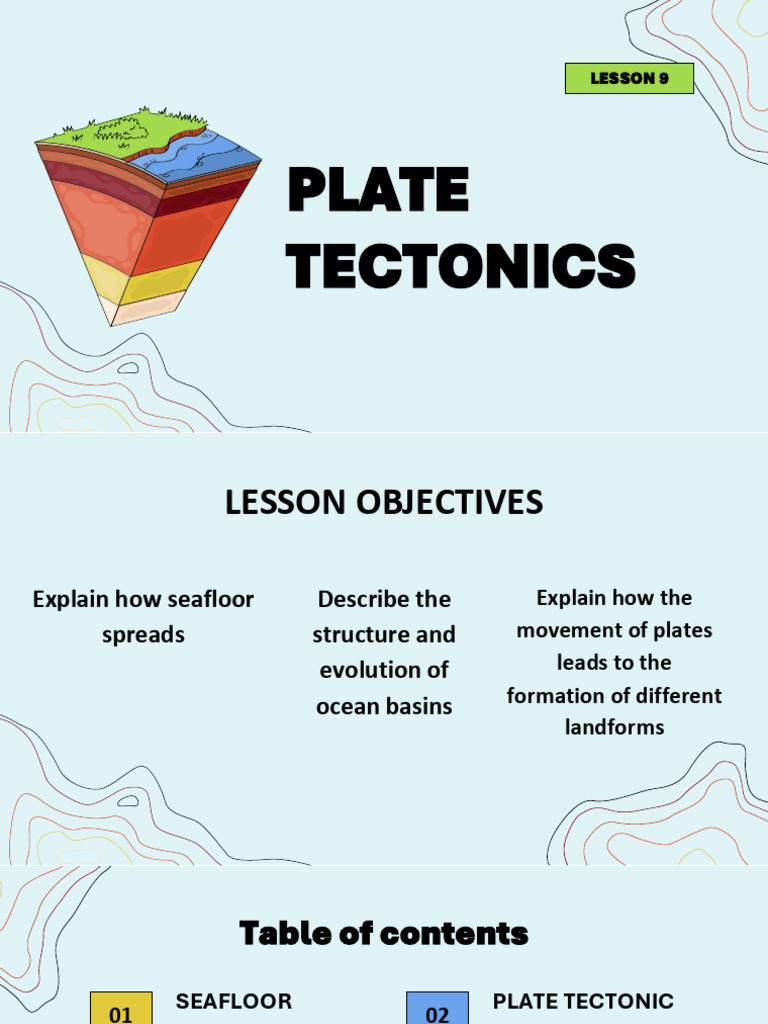 Lesson 9 - Grade 11 - Earth Science | PDF | Plate Tectonics | Structure ...