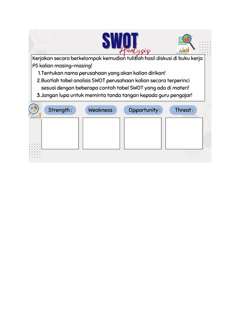 LKPD k16 Penyusunan Swot | PDF