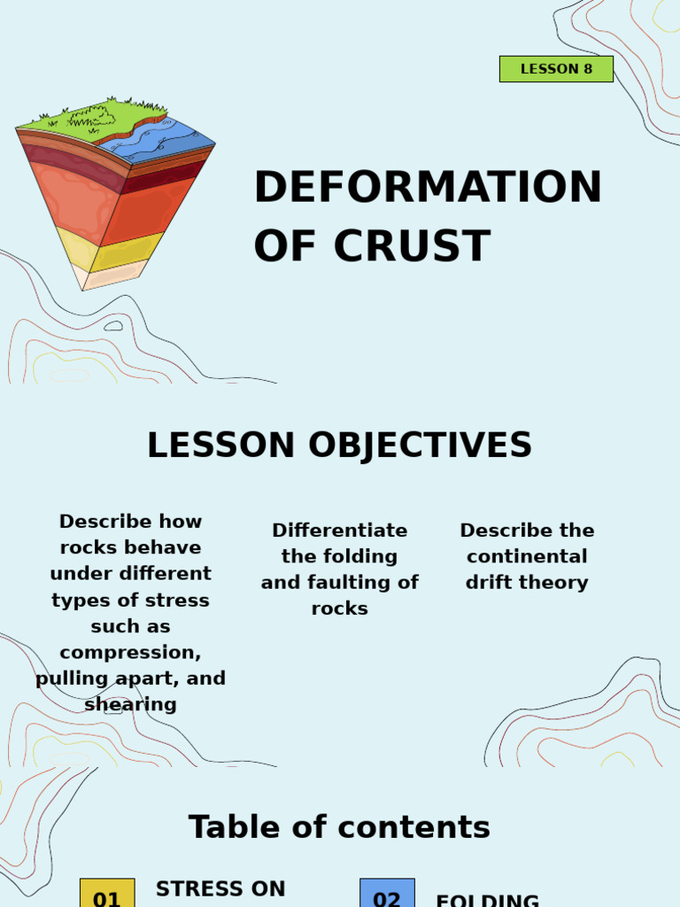 LESSON 8 - Continental Drift | PDF | Fault (Geology) | Plate Tectonics