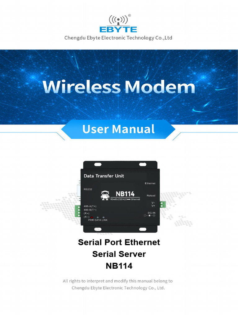 NB114 UserManual EN V1.6 | PDF | Port (Computer Networking) | Domain Name System