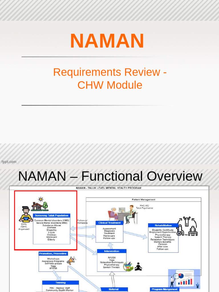 NAMAN Requirements Review - 12-Jan-24 | PDF | Mental Health | Diseases And Disorders