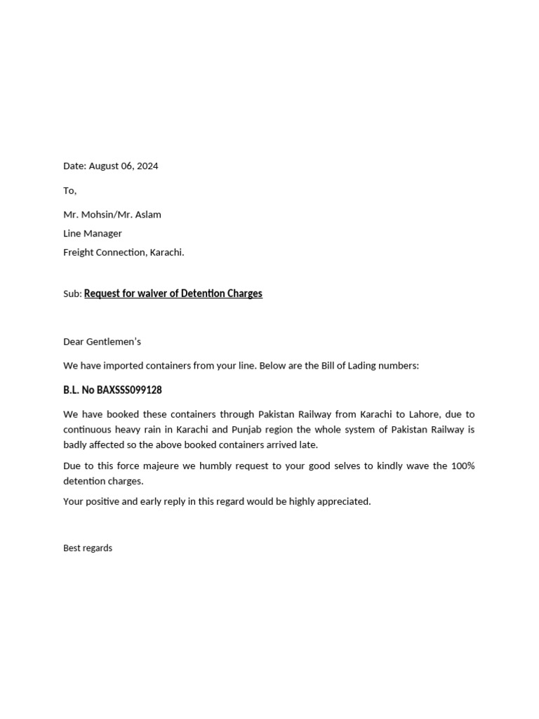 PR Detention Charges Waive | PDF