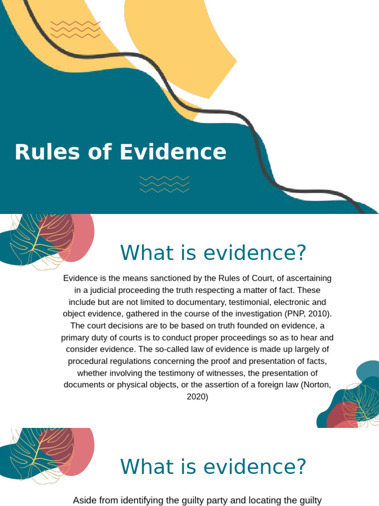 Activity 3171 | PDF | Witness | Parol Evidence Rule