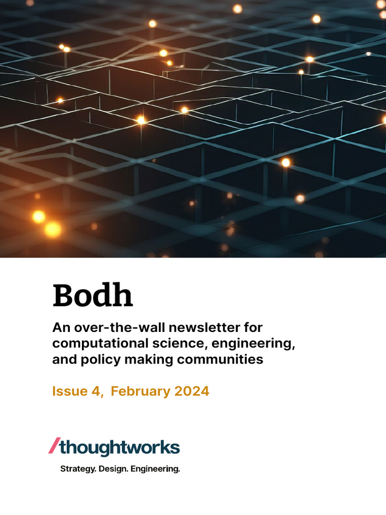 Bodh Newsletter: e4r Insights February 2024 | PDF | Databases | Data