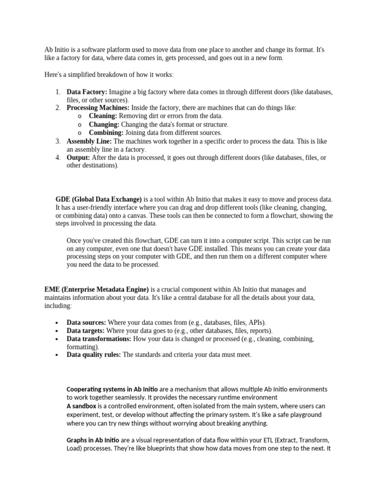 Ab initio Final | PDF | Databases | Sql