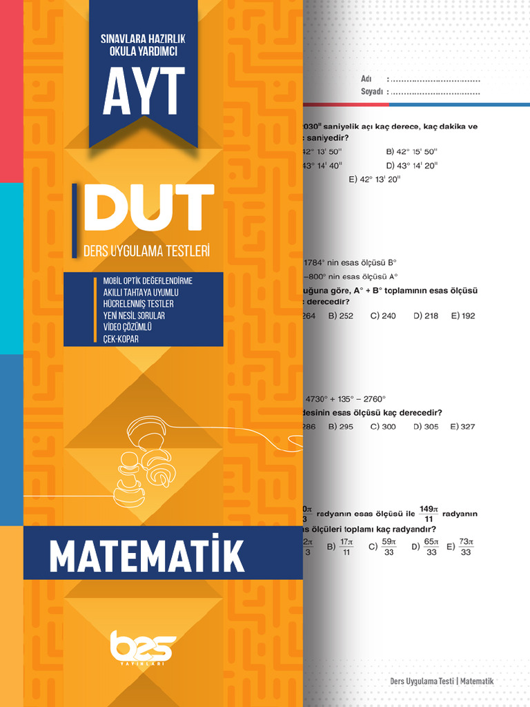 Ayt Matemati̇k Dut | PDF