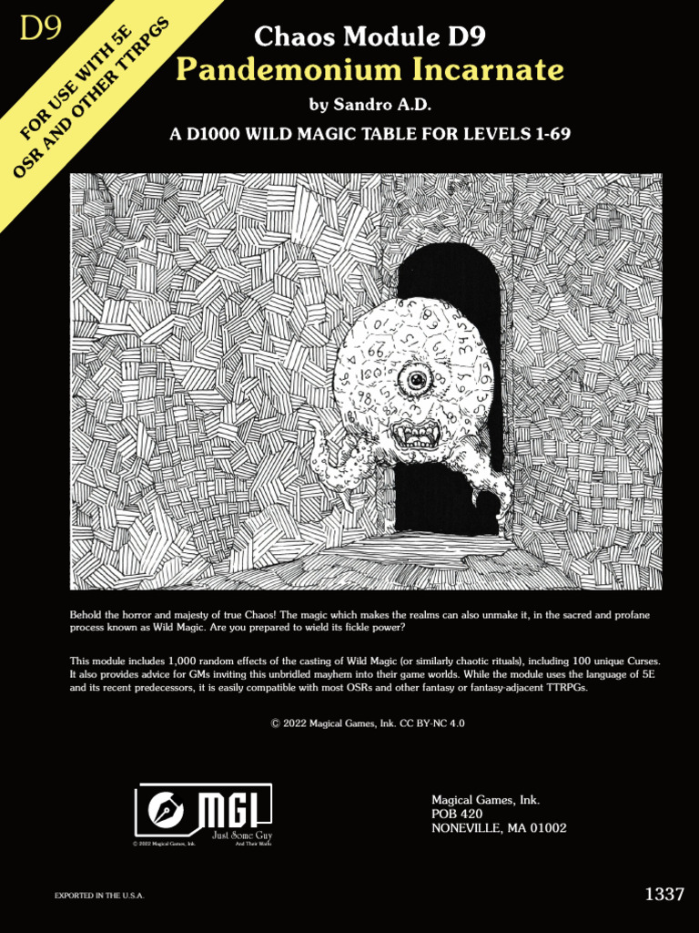 Pandemonium Incarnate | PDF | Games & Activities