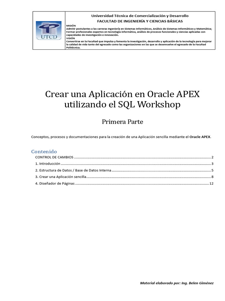 Crear Una Aplicación en Oracle APEX Utilizando El SQL Workshop ...