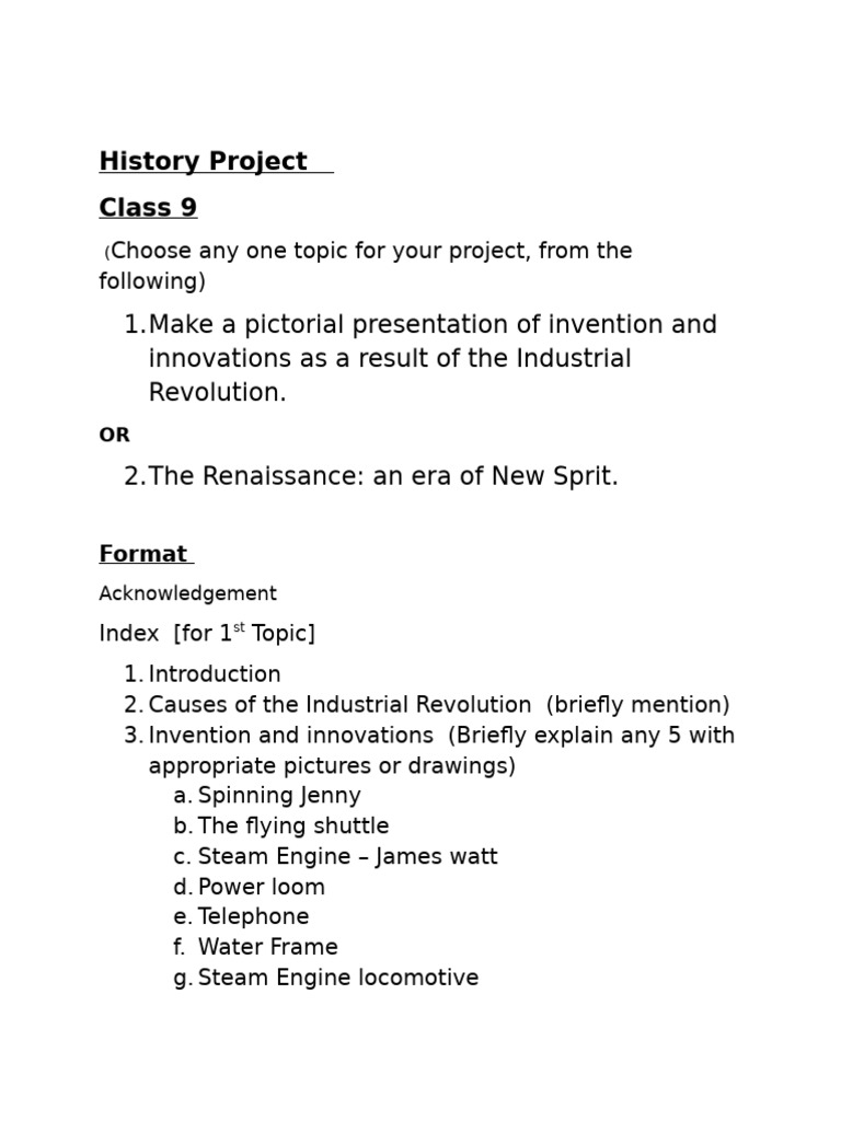 History Project | PDF
