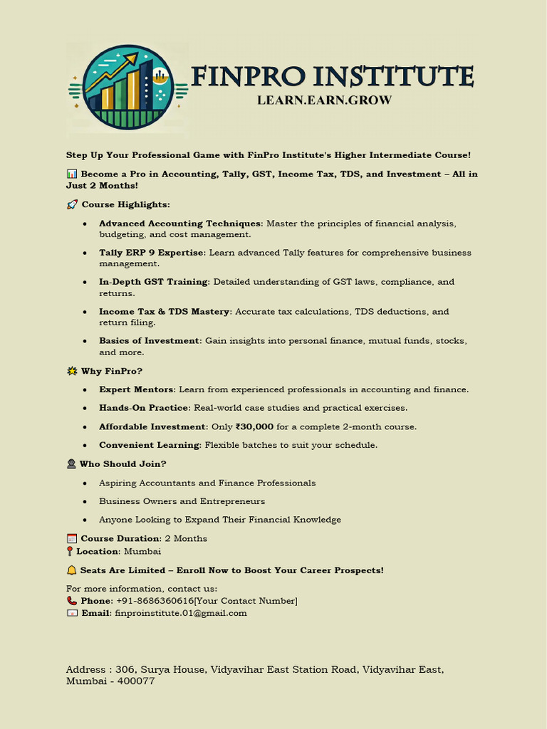Higher Intermediate Course | PDF | Career & Growth | Finance & Money ...