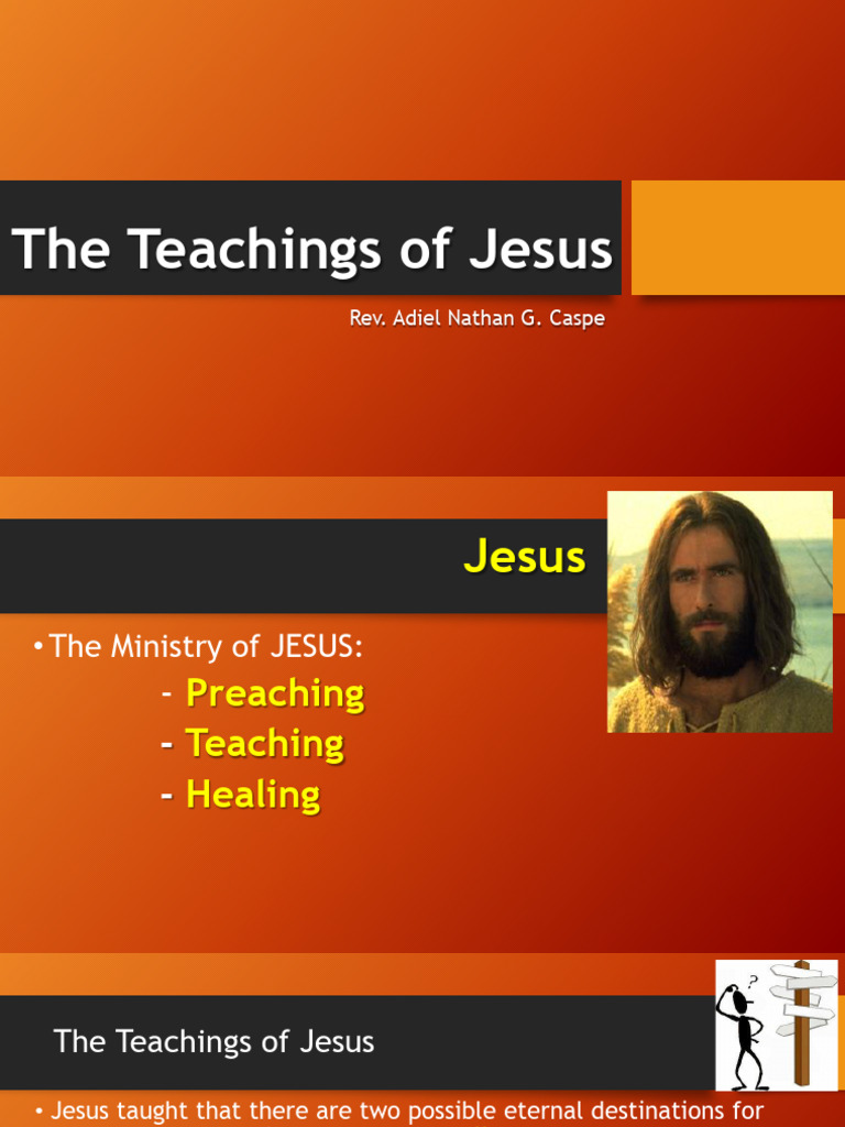 Module 6.2 PPT - Teachings of Jesus | PDF | Jesus | Parables Of Jesus