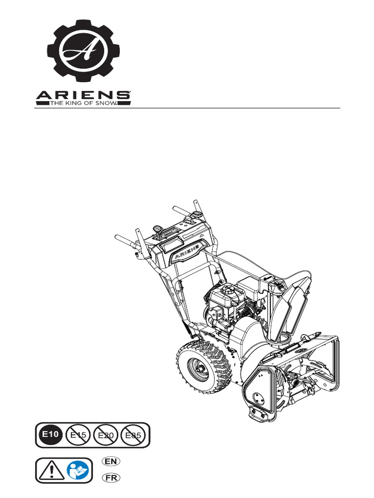Ariens Compact 24 Operator's Manual | PDF | Clutch | Manual Transmission