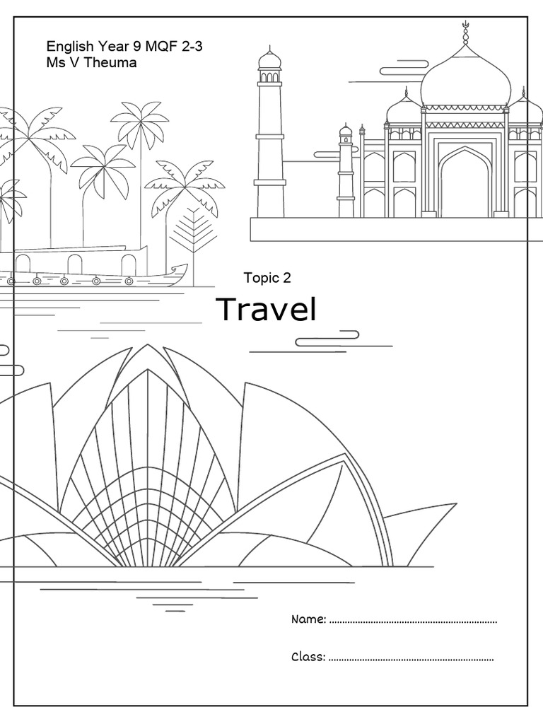 Year 9 Travel: Itinerary and Activities | PDF | Tourism | Linguistics