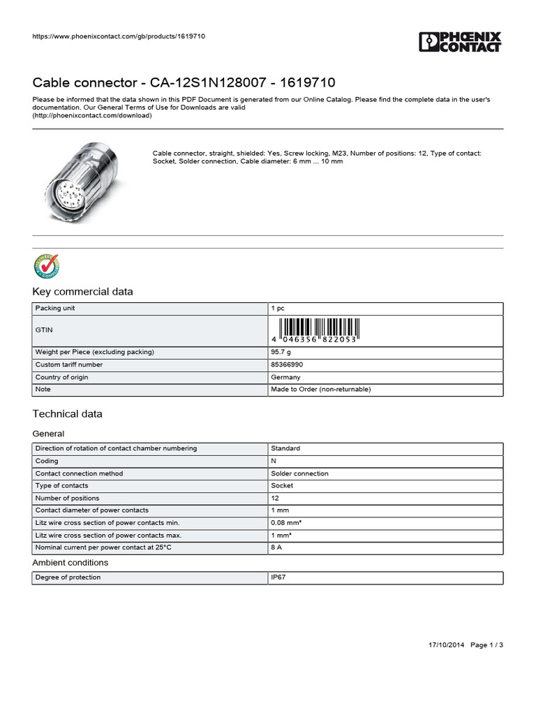 VLB_000231 (ENG) | PDF | Electrical Connector | Manufactured Goods