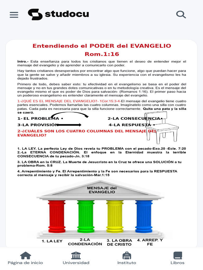 Poder del Evangelio: Claves de Salvación | PDF | Filosofía | Relaciones ...