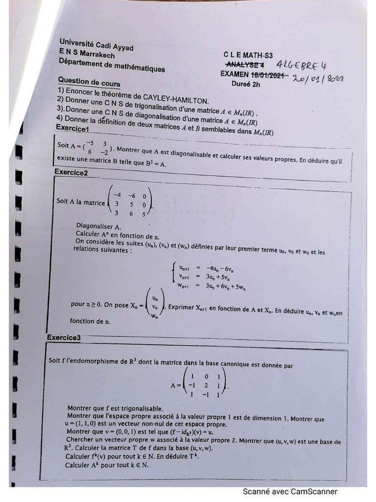 Examen s3 | PDF