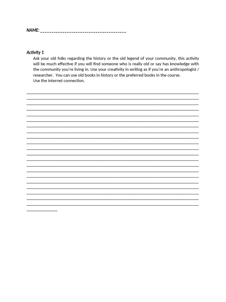 ACTIVITY #1,2 and 3 | PDF | Career & Growth | Social Science