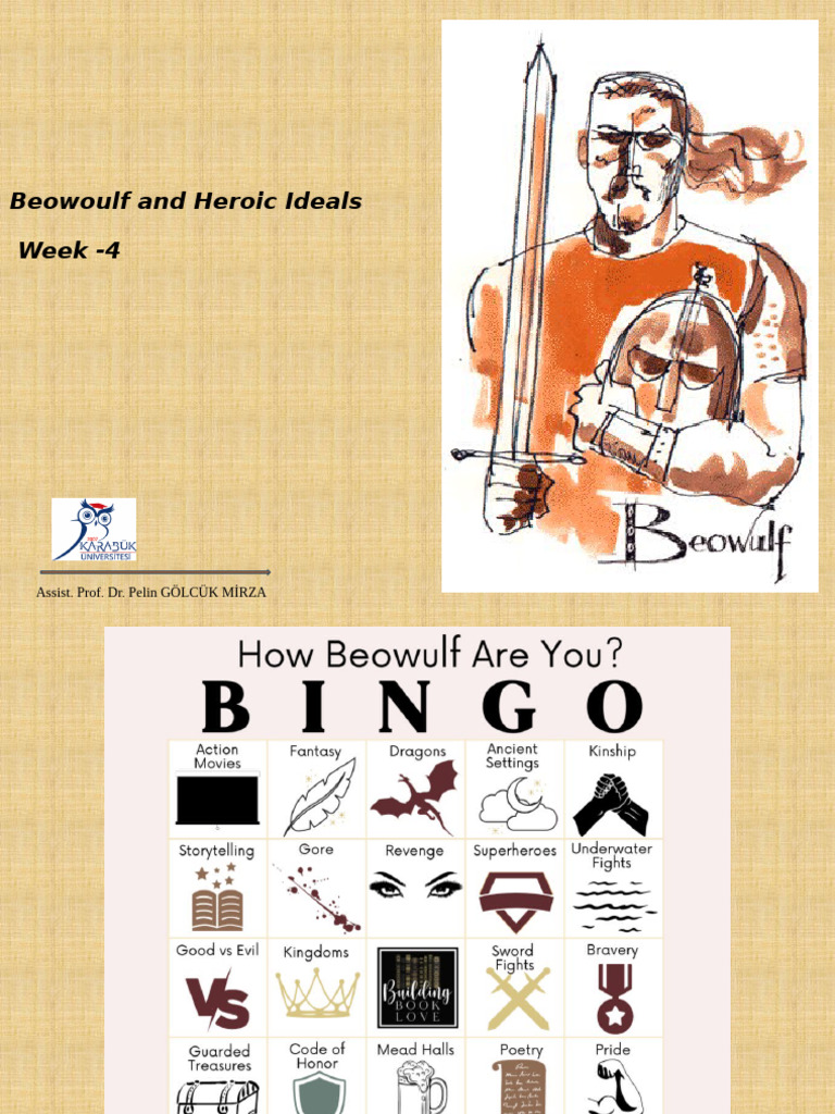 Week 4-Beowulf | PDF | Beowulf | Old English Poems