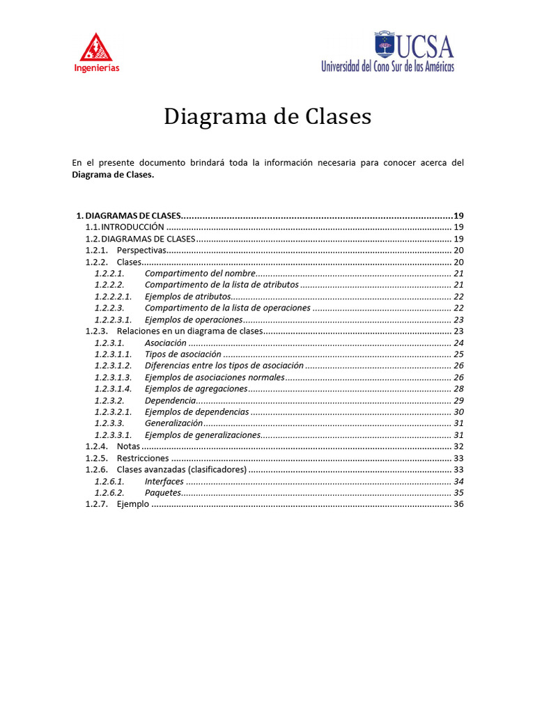 Diagramas de Clases - Unidad Complementaria | PDF | Objeto (informática) | C