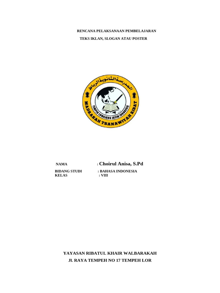 MODUL RPPP IKLAN, DLL (Menerapkan No Buling) | PDF