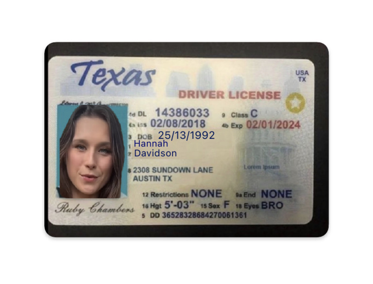 Texas Id | PDF