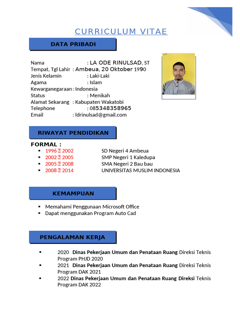 Curriculum Vitae 1 | PDF