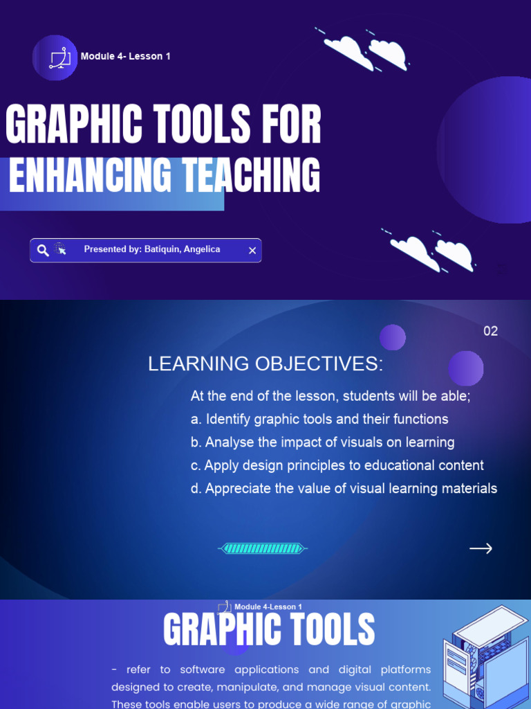 ICT Module 4 Lesson 1 1 | PDF | Adobe Photoshop | Computing