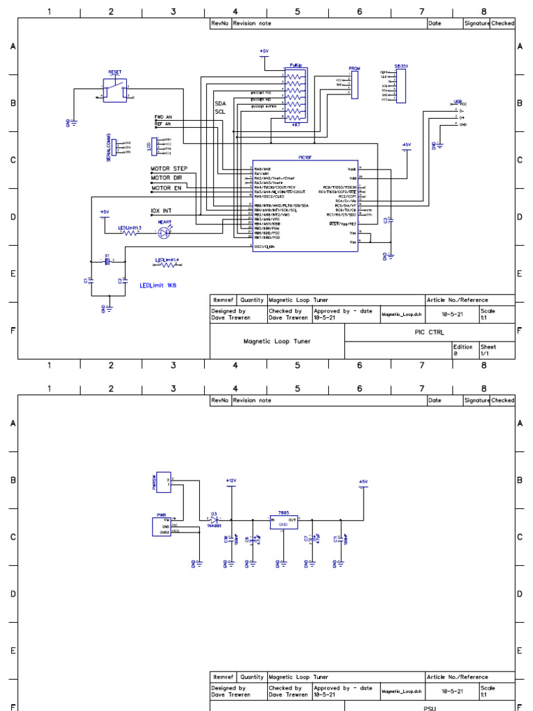 Magnetic Loop Tuner Schematic | PDF