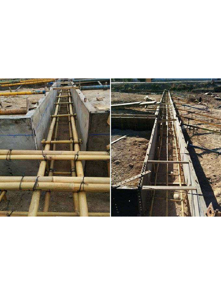 Bamboo Reinforced Concrete Construction | PDF
