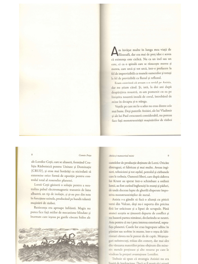 Cartea Anisia Si Manuscrisul Mistic Capitolul 1 2 3 | PDF