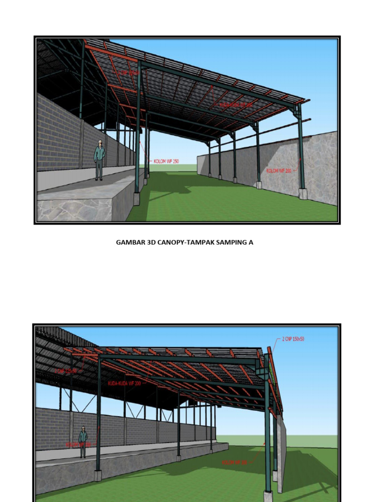 Gambar 3D Canopy | PDF