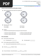 Time Class 4 | PDF