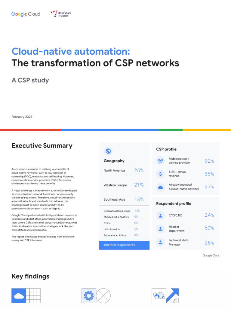 Analysys Mason Cloud Native Automation May2023 | PDF | Computing ...