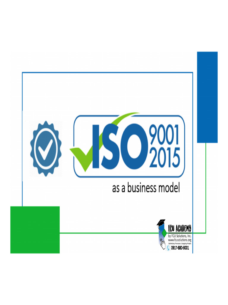 ISO 9001 Quality Management System by Mr. Dindo Uy | PDF | Iso 9000 ...