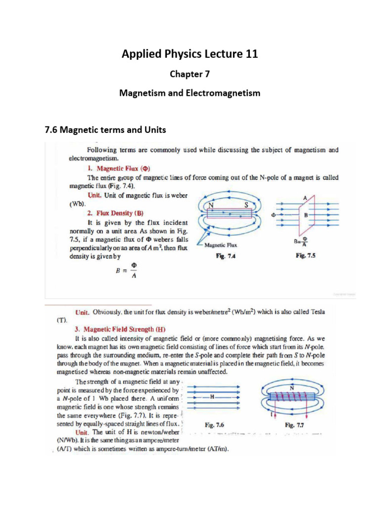11th-Lecture BS Physics | PDF