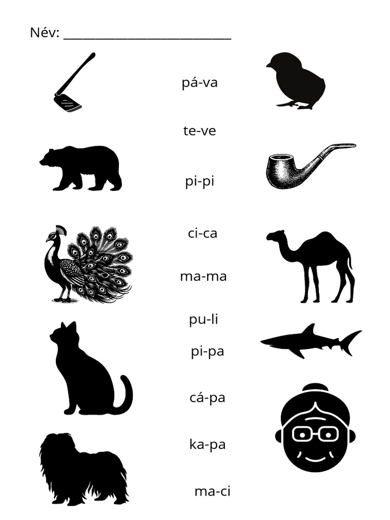 Kép-Szó Egyeztető | PDF
