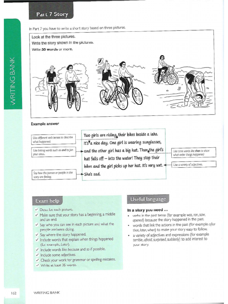 How To Write A Story in KEY A2 Task 2 | PDF