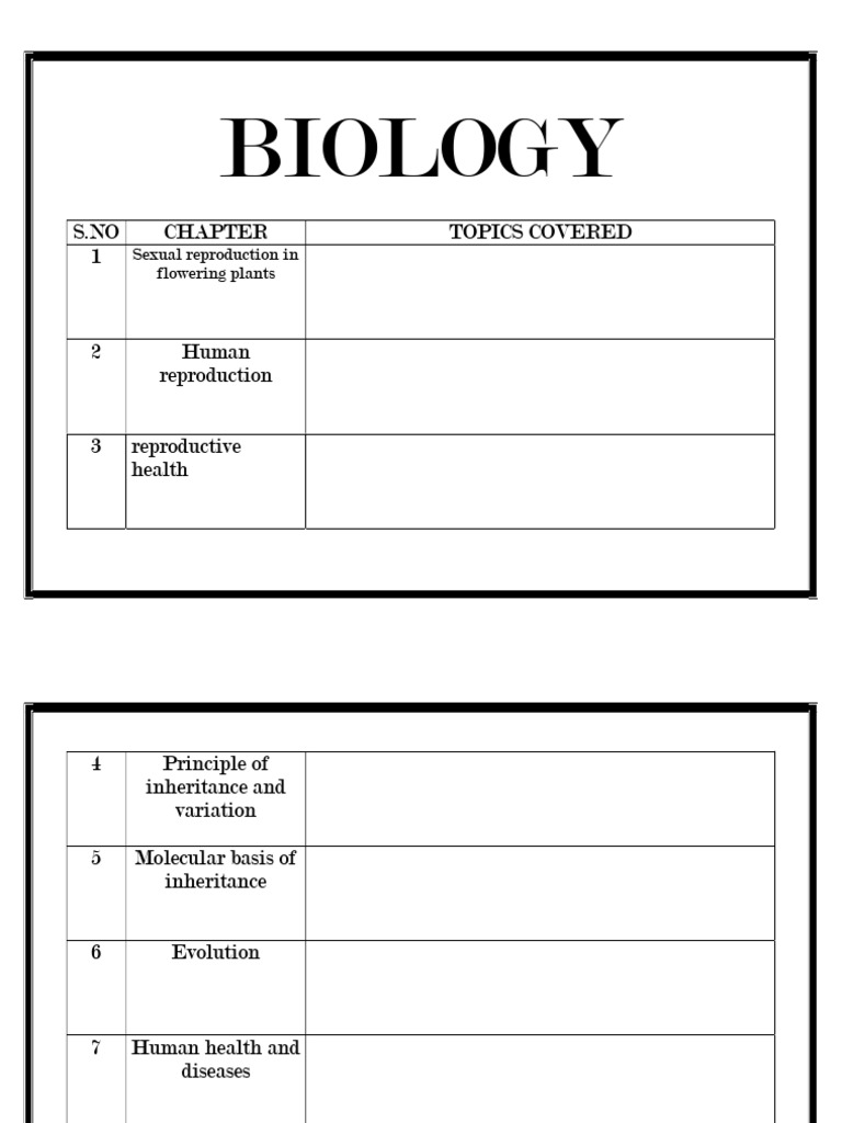 Biology | PDF | Wellness