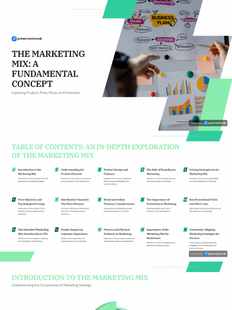 Understanding The Marketing Mix | PDF