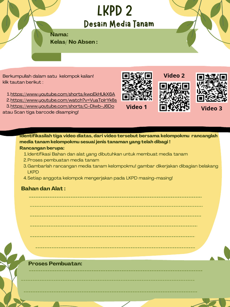Rancangan Media Tanam Kelompok Siswa | PDF | Komputer | Teknologi ...