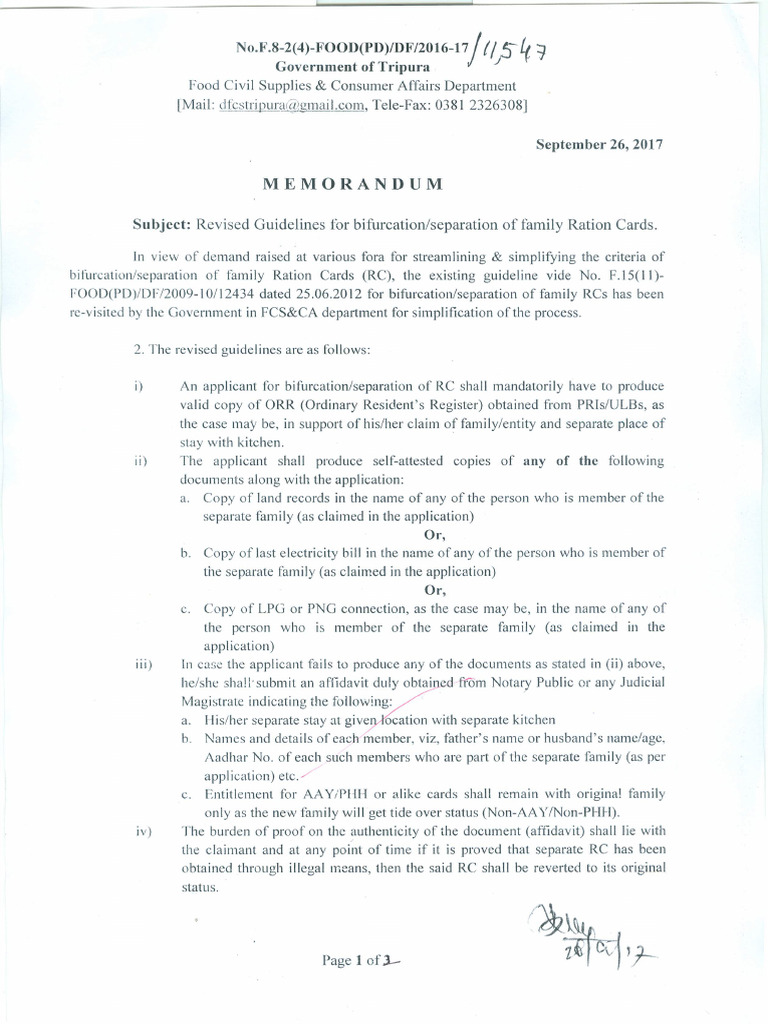 Memorandum 0001 | PDF